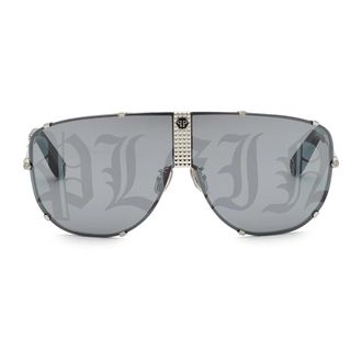 Philipp Plein Aviator Stud - - Accessories - Herren - Grau - 69 MM