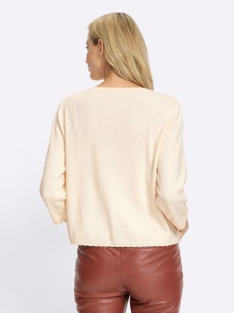Heine Strickjacke Cardigan 3/4-Arm Feinstrick