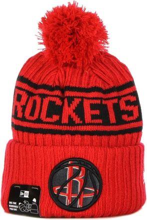 New Era NBA Draft Pom Pom Hat - - Accessories - Herren - Rot - ONE SIZE