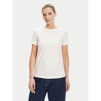 Max Mara T-Shirt Multib 2525976011 Wei&szlig; Regular Fit