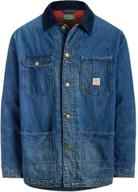 Polo Ralph Lauren Veste denim droite col classique en coton