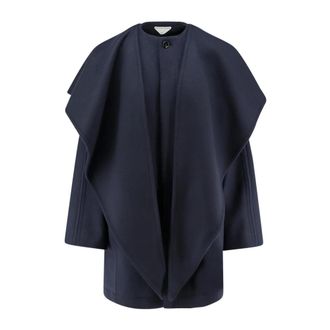 Bottega Veneta Woll- und Kaschmirmantel - - Jackets - Damen - Blau - 2XS