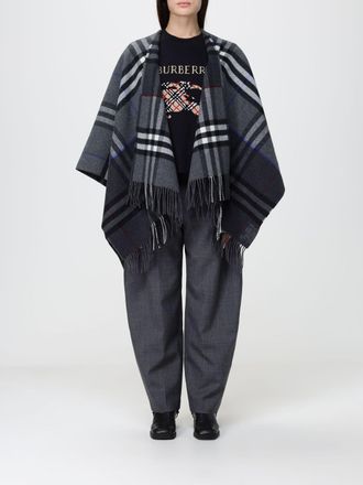 Burberry Asymmetrisches Cape aus Kaschmir und Wolle mit Vintage-Check-Muster