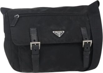 Prada unisex, Pre-owned, Noir, Taille: ONE Size Sac bandouli&egrave;re Pre-owned Vintage en nylon