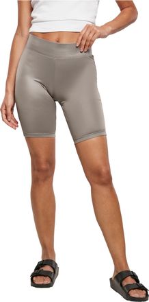 Urban Classics Ladies Imitation Leather Cycle Shorts, Asphalt, XXL
