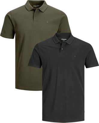 Jack & Jones Poloshirt (Spar-Set, 2er-Pack) mit Aufn&auml;her