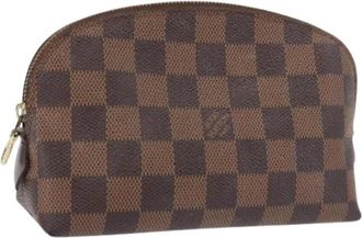 Louis Vuitton Pre-owned Damier Ebene Pouch - Femme - Pre-owned - Brun - Taille: ONE Size