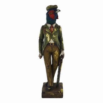 Fiesta Studios Die Jagd Fasan Statue Vintage Clothing Style Einzigartige Neuheit Decor Steampunk Fantasy Dapper Tiere 26