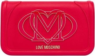 Love Moschino Femme, Sacs, Rouge, Taille: ONE Size Smart Daily Bag avec maxi logo