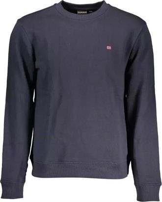 Napapijri Homme, Sweatshirts et sweats à capuche, Bleu, Taille: XL SweaT-shirt Bleu Brodé avec Col Rond