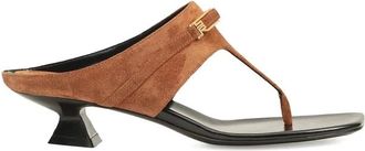 Sergio Rossi Femme, Chaussures, Brun, Taille: 38 EU Bitt Buckle Sandales