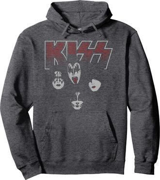 Kiss KUSS - Portr&auml;t Pullover Hoodie