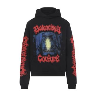 Balenciaga Damen, Sweatshirts & Hoodies, Schwarzk, SGr&ouml;&szlig;e