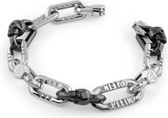 Philipp Plein Homme, Accessoires, Gris, Taille: L Plein Edge Bracelet