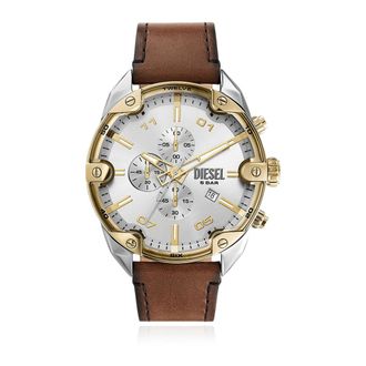Diesel Homme, Accessoires, Brun, Taille: ONE Size Spiked Chronograph Watch