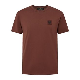 Belstaff Patch T-Shirt - - Tops - Herren - Rot - M