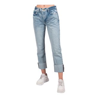 Frame Denim Lprwc385 LE Piper Wide Cuff Jeans Rclk - - Jeans - Damen - Blau - W26