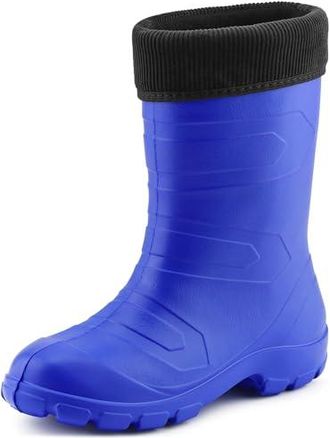 Ladeheid Bottes de Pluie Thermiques en EVA Femme LALMG879(Bleuet/Noir, 40 EU)