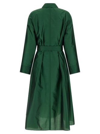 Max Mara Womens Bicolor Polyester Midi Dress