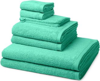 ROSS 8 teiliges Frottier-Set - Vita (2 X Wasch- 2 X Gäste- 2 X Dusch- 2 X Handtuch im Set) - 520 g/m2 - Baumwolle - Walkfrottee - saugstark - weich und fla