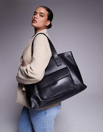 A|X Armani Exchange Handtasche in Schwarz mit Logo