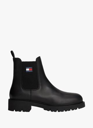 Tommy Hilfiger Bottines bout rond en cuir