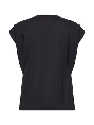 Jacquemus Womens Tank Top Ventadou Black Paper-Effect T-Shirts & Jerseys