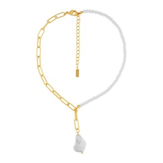 Dansk Copenhagen Audrey Kurze Statement Perlenmix-Halskette - - Accessories - Damen - Gelb - ONE SIZE