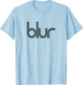 Blur Blue Central Logo T-Shirt