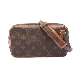 Louis Vuitton Pre-owned Sac bandouli&egrave;re Marly Monogram en toile enduite - Femme - Pre-owned - Brun - Taille: ONE Size