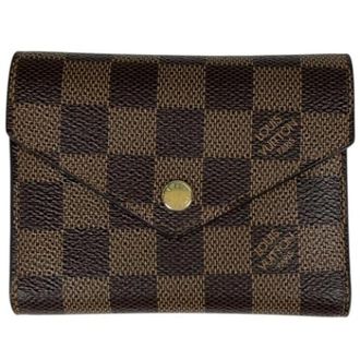Louis Vuitton Portefeuille Pre-owned (tri-fold) - Femme - Pre-owned - Brun - Taille: ONE Size