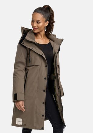 Marikoo Winterjacke MARIKOO Anoukaa, Damen, Gr. L, stone braun, Obermaterial: 100% Polyester; Futter: 100% Polyester; Wattierung: 100% Polyester; Ärmelfutter: