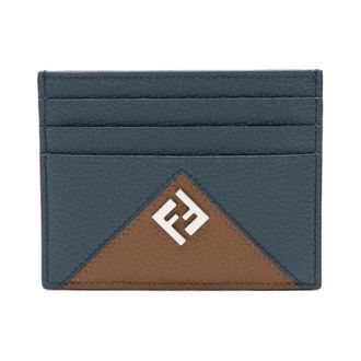 Fendi Lui Kartenetui - - Accessories - Herren - Blau - ONE SIZE