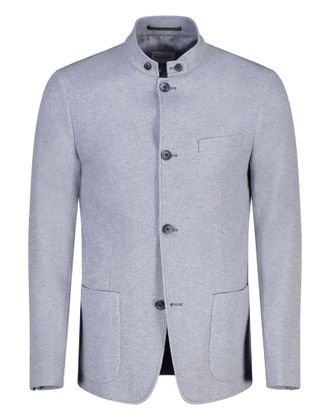 Roy Robson Casual Jersey-Sakko mit Stehkragen und Struktur, Slim Fit in