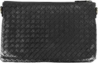 Bottega Veneta Sac bandouli&egrave;re vintage doccasion - Femme - Pre-owned - Noir - Taille: ONE Size
