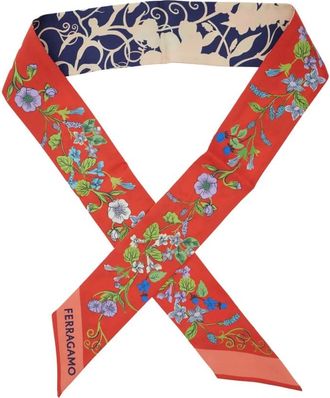 Ferragamo Femme, Accessoires, Multicolore, Taille: ONE Size Pegaso Square Scarf