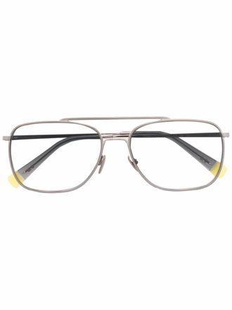 Orlebar Brown lunettes de soleil &agrave; monture pilote - Argent