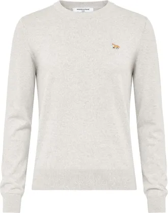 Maison Kitsun&eacute; Baby Fox Sweater - Gray