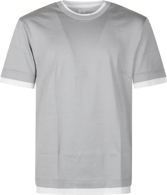 Eleventy Homme, Tops, Gris, Taille: M M75Tshm01 T-Shirt