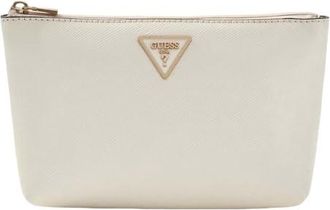 Guess sac daccessoires Laurel II Wristlet Pouch Bone &eacute;cru