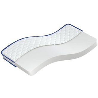 vidaXL Vidaxl - Matelas en mousse &agrave; m&eacute;moire de forme 200 x 140 x 17 cm