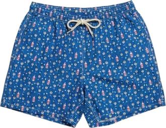 MC2 Saint Barth Homme, Maillots de bain, Bleu, Taille: S Gin Lover Stripes 1761