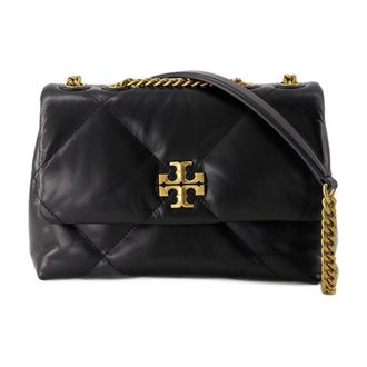Tory Burch Womens Kira Shoulder Bag Black Cowhide