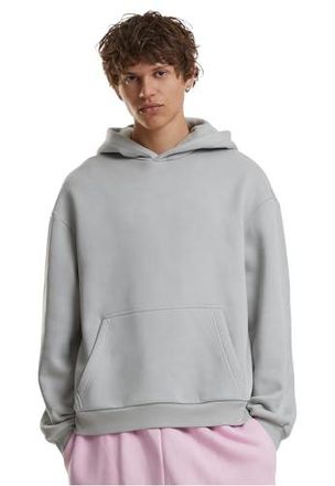Build Your Brand By284-fluffy Hoody Sweat-Shirt &agrave; Capuche, Lightasphalte, M Homme