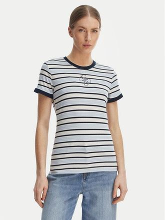 Guess T-Shirt W6GI18 K3040 Blau Classic Fit