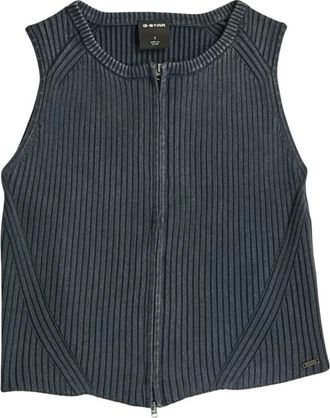 G-Star Femme, Tops, Bleu, Taille: 40 FR Undershirt
