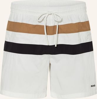 HUGO BOSS Badeshorts Louis weiss
