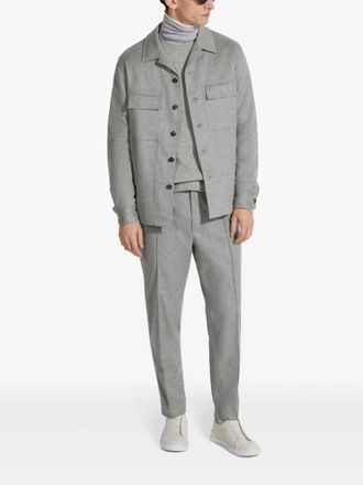 Ermenegildo Zegna Oasi Alba Shirt Jacket - Gray