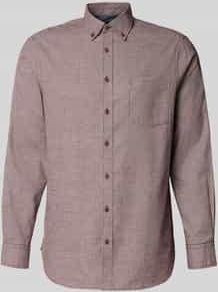 Christian Berg Regular Fit Freizeithemd mit Button-Down-Kragen