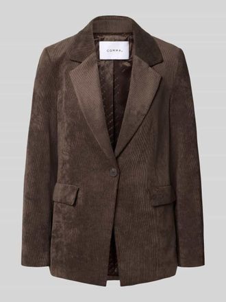 Comma Regular Fit Blazer in Cord-Optik
